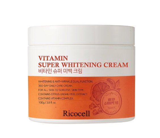 Ricocell Vitamin super whitening cream 100g - testerkorea