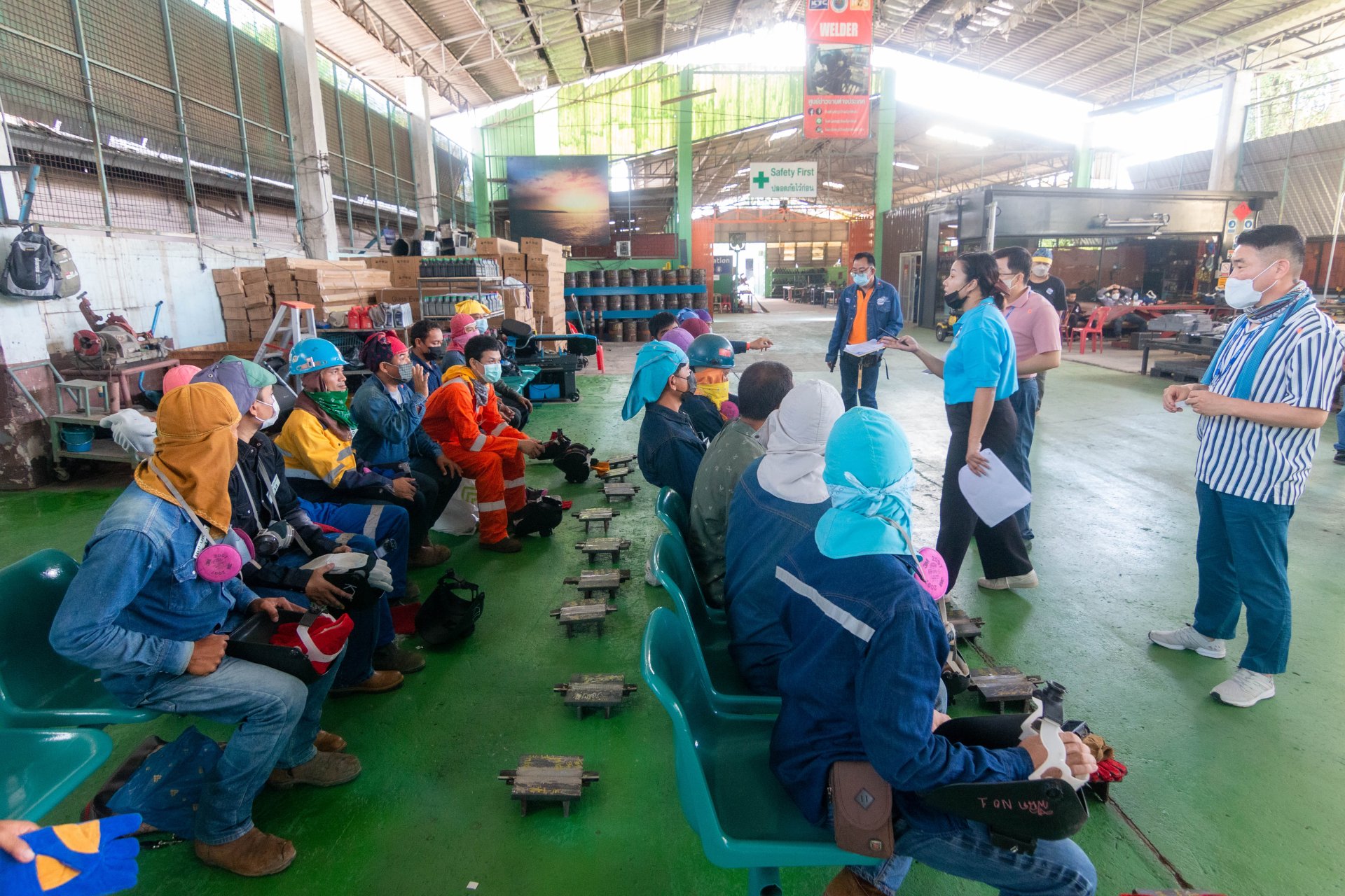 Hyundai heavy industries and KTC skill Testing center for E7 visa skill ...