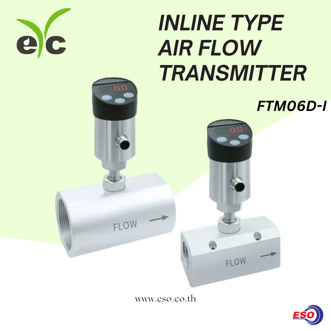 FTM06D-I-D25G2-DW Inline Type Air Flow Transmitter (DN25 G1") - eso