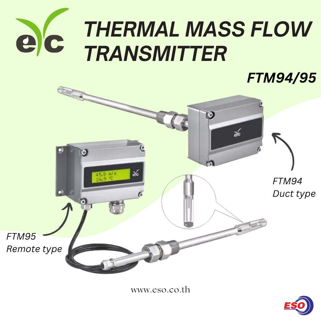 FTM95-1211-5DMW - Thermal Mass Flow Transmitter - eso