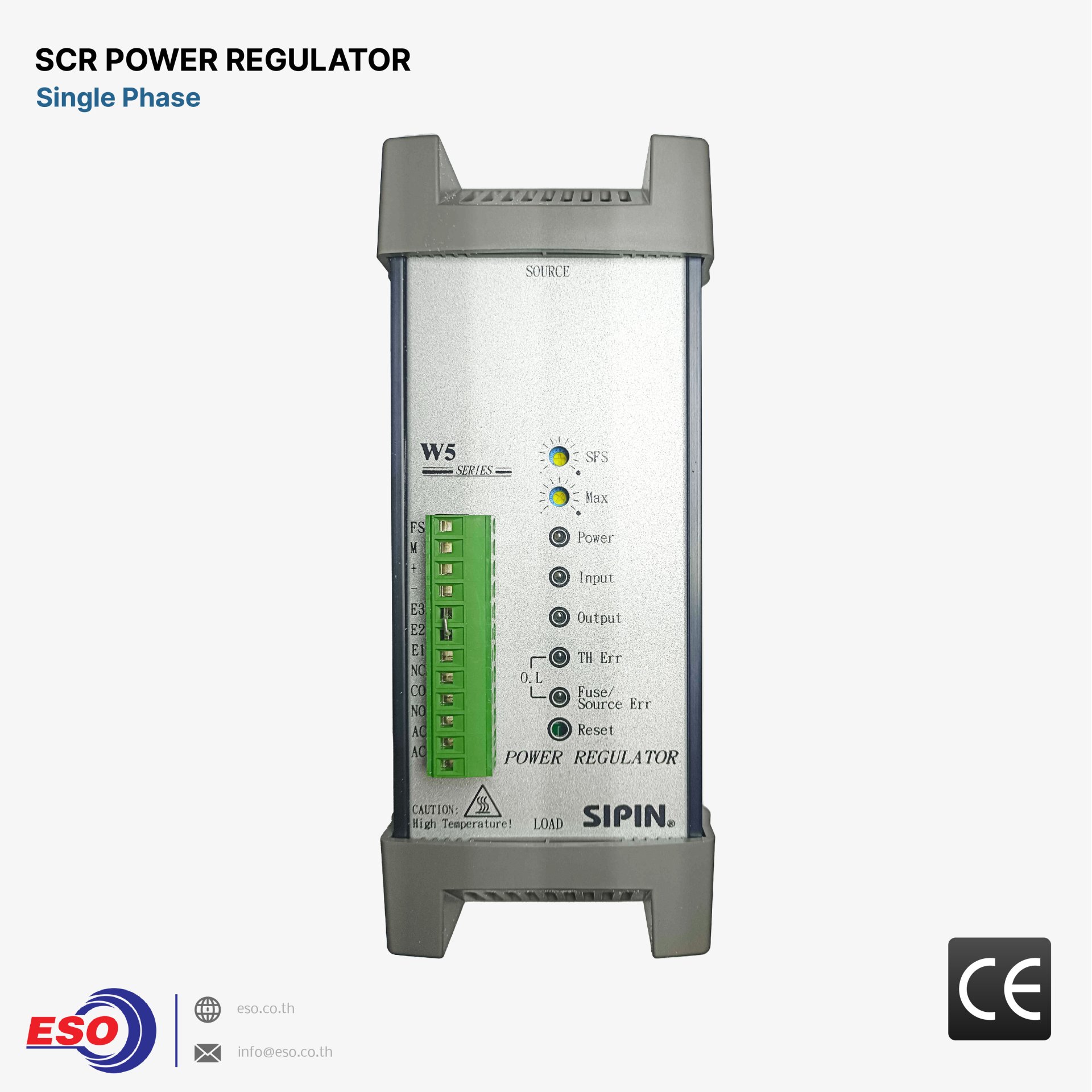 1 Phase SCR Power Regulator, W5 Series , SIPIN - eso