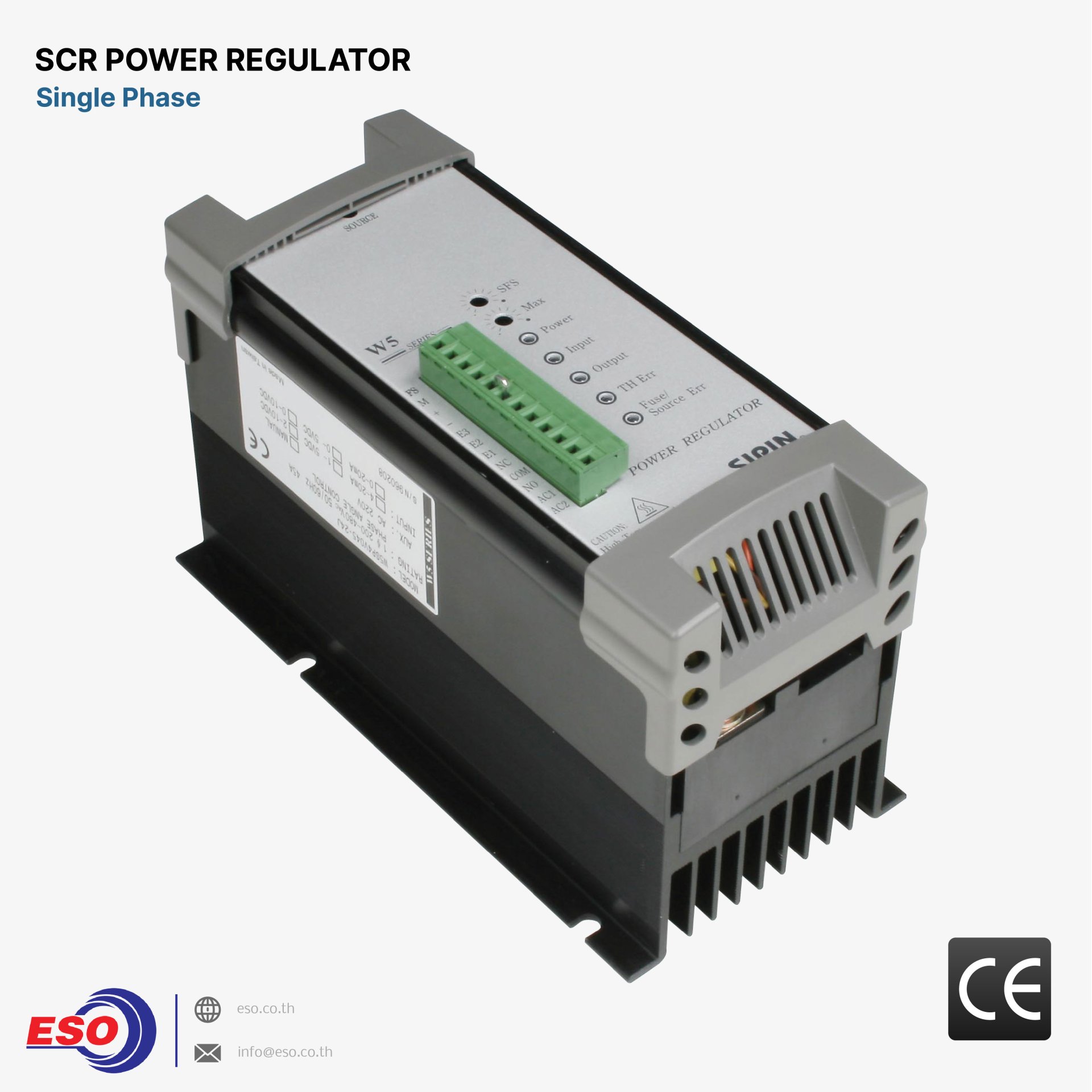 1 Phase SCR Power Regulator, W5 Series , SIPIN - eso