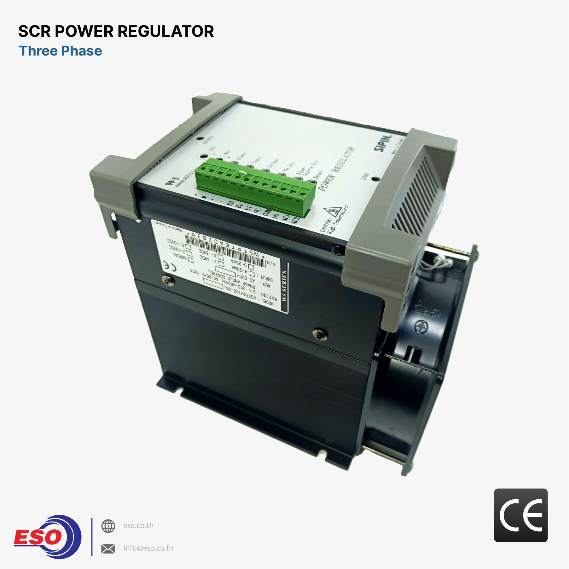 3 Phase SCR Power Regulator, W5 Series , SIPIN - eso