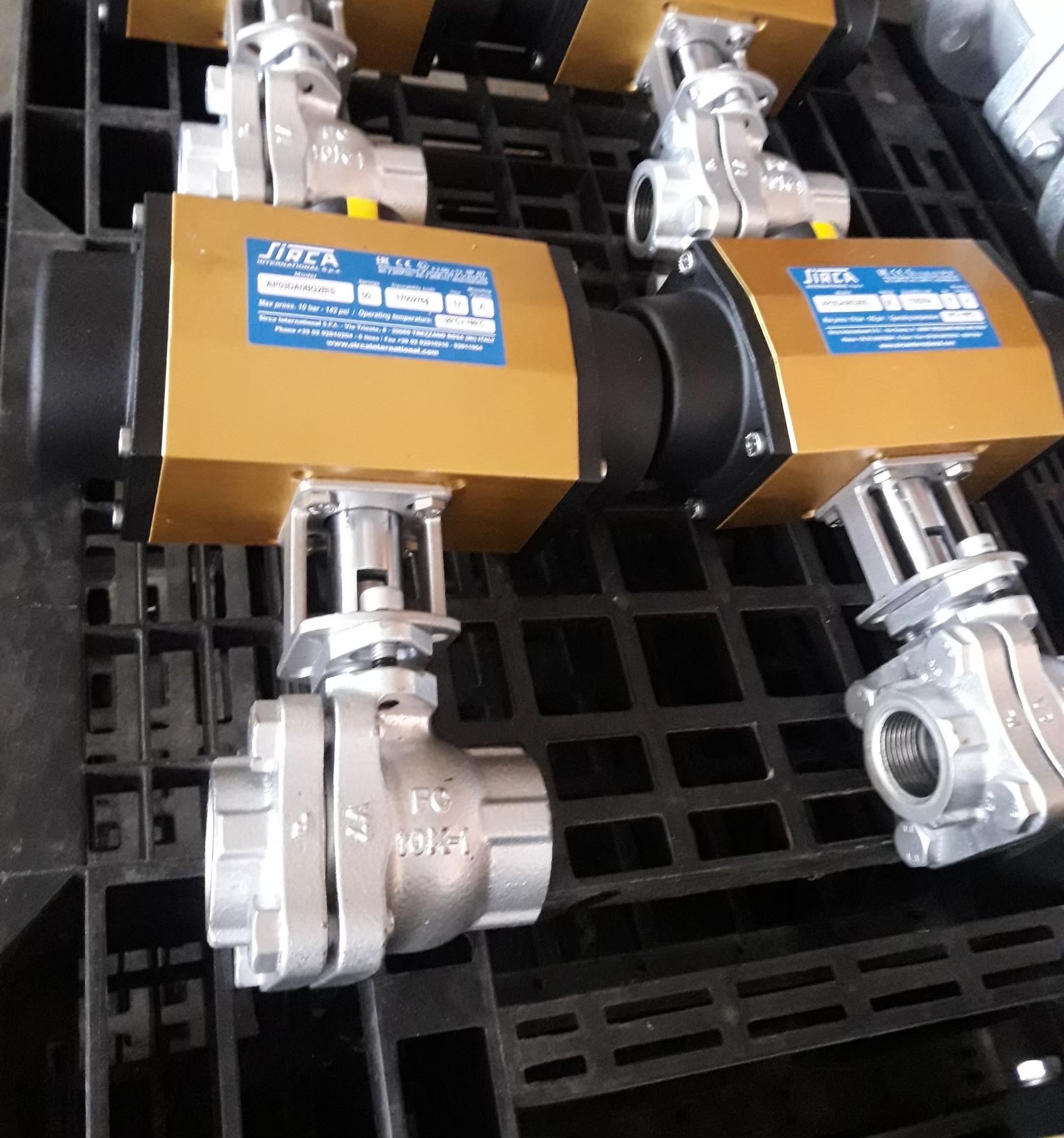 KITZ (kitazawa) ball valve + SIRCA Pneumatic Rotary Actuator ...