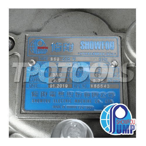 SSQ-232N ปั๊มแช่สแตนเลส สำหรับเคมี SCS13(#304) SSQ (รุ่นใบพัดสแตนเลส) - tpqtools