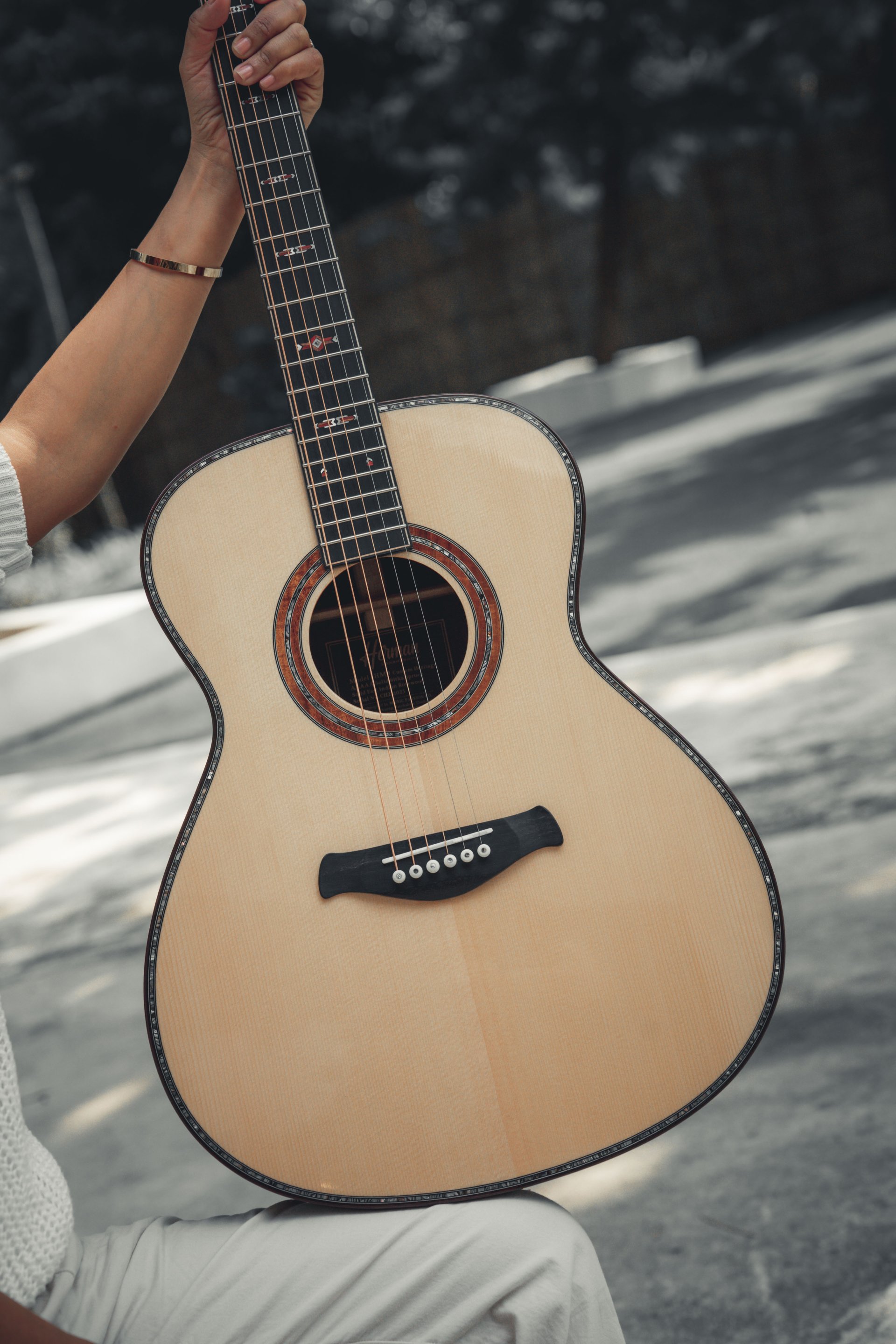 Herman HM9 Woodenship AAAA Solid Sitka Spruce, Solid East Indian ...