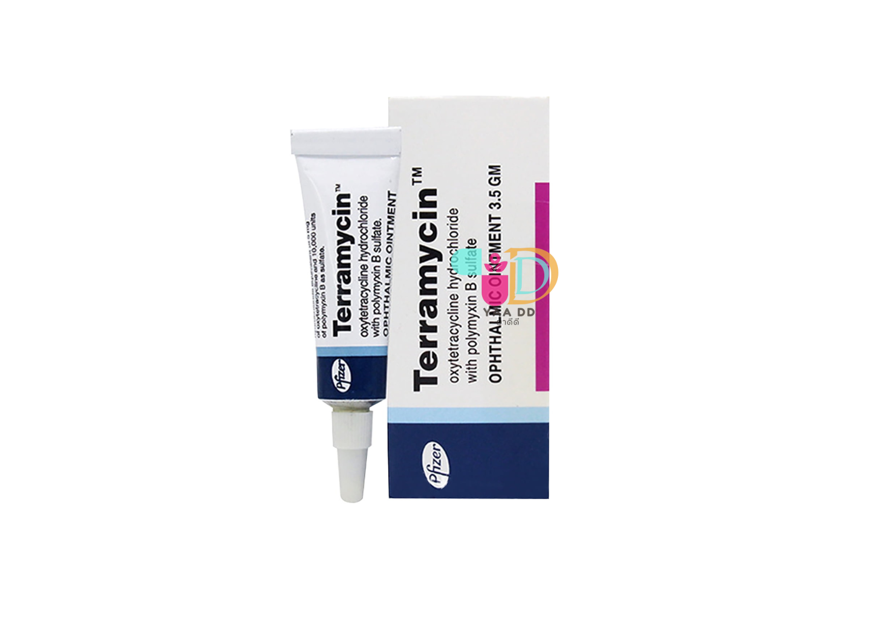 TERRAMYCIN เทอร์ร่ามายซิน ยาสำหรับป้ายตา ช่วยฆ่าเชื้อ