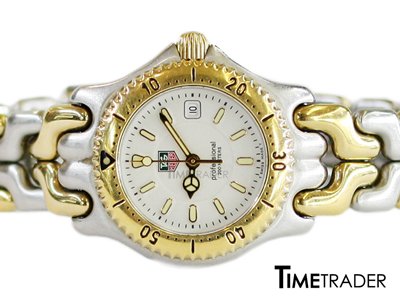 Tag Heuer Fishbone 2K หน้าปัดสีขาว2ชั้น Lady Size - 9brandname
