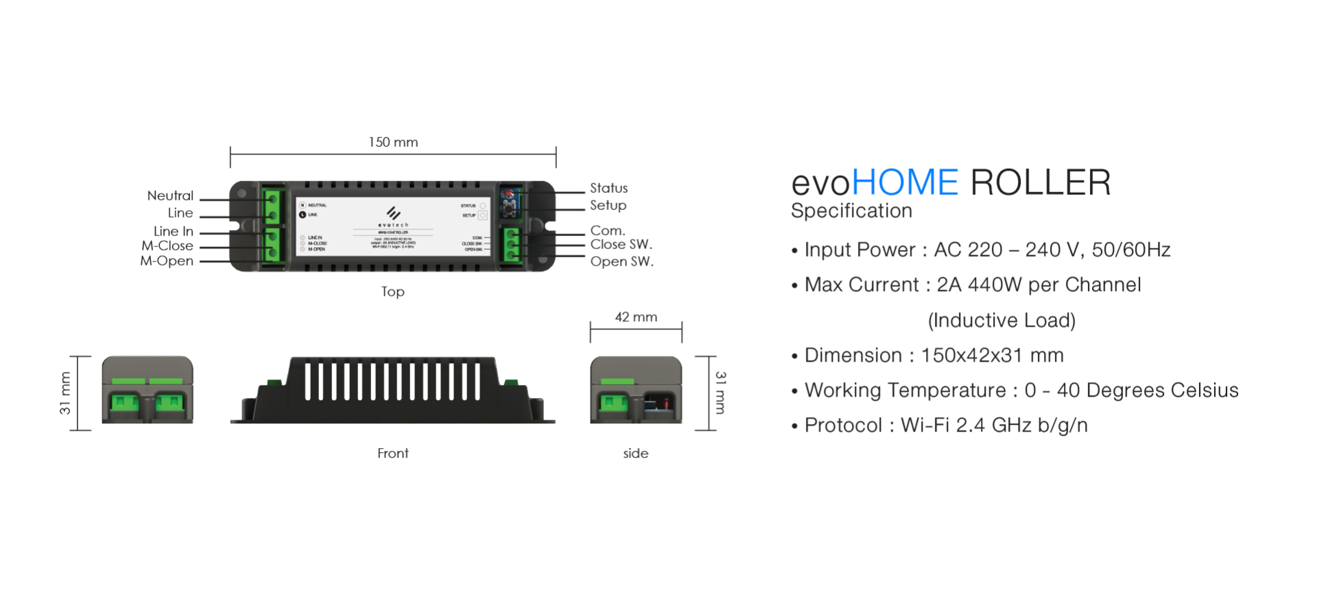 evoHOME ROLLER - evotech