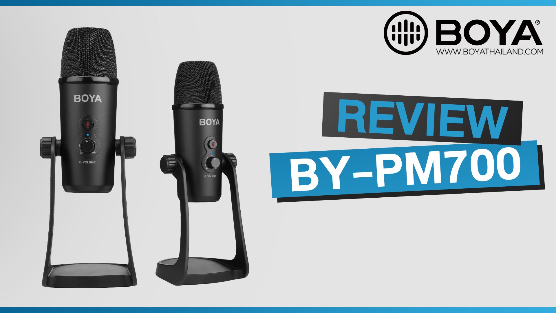 ไมค์USB BOYA BY-PM700 รับเสียงได้4แบบ - boyathailand