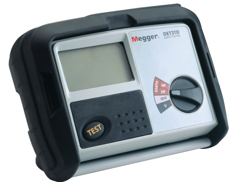 DET3TD เครื่องวัดค่าความต้านทานดินแบบ 3 จุดทดสอบ - megger