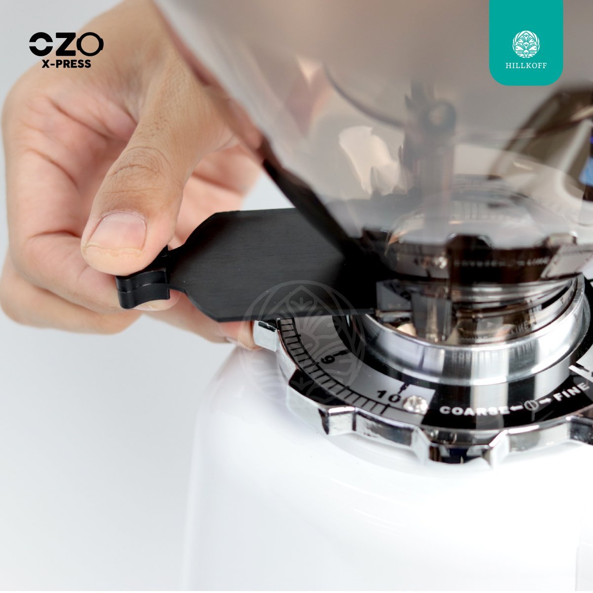 เครื่องบดเมล็ดกาแฟ OZO-600AD Touch Screen Auto Coffee Grinder - hillkoff