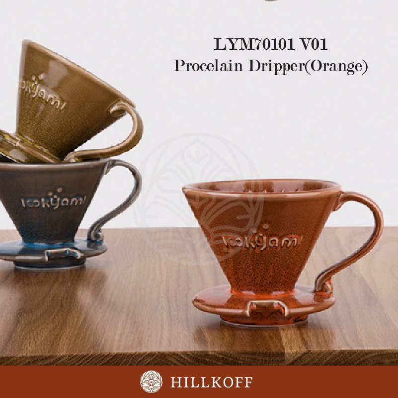Amanda Enamel Porcelain Dripper ดริปเปอร์เซรามิก - hillkoff