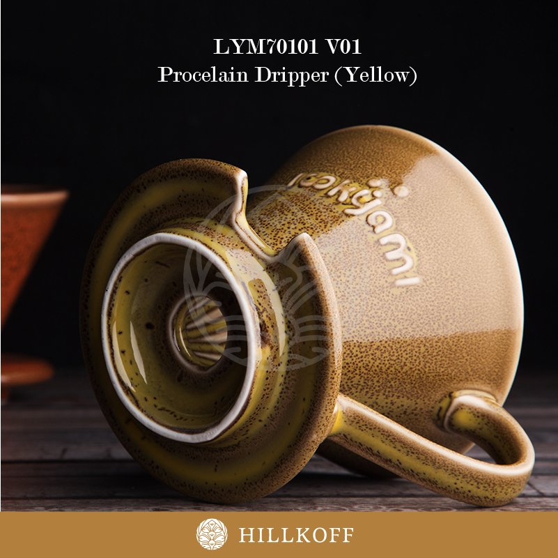 Amanda Enamel Porcelain Dripper ดริปเปอร์เซรามิก - hillkoff