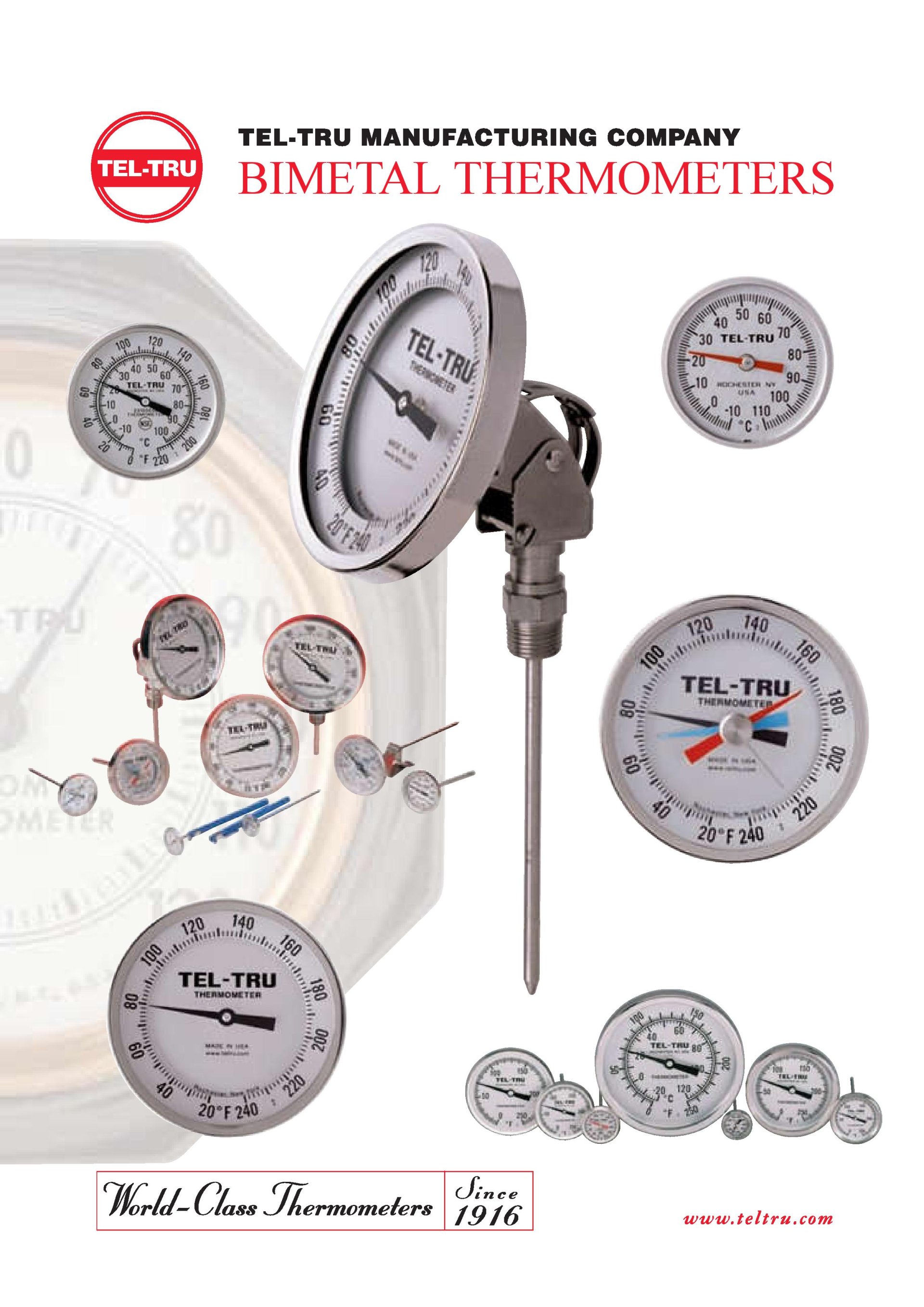 "Tel-Tru" Thermometer ( เกจวัดอุณหภมูิ ) - flowautomech