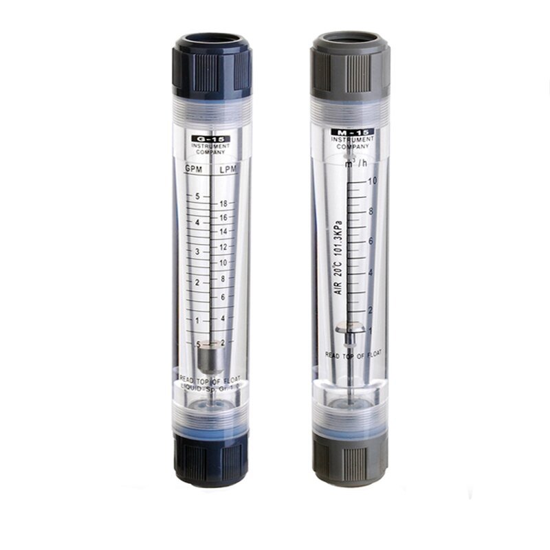Clear Flow Gauge Inline Clear - 1PT Thread, 4-40 GPM / 15-150 LPM, For ...