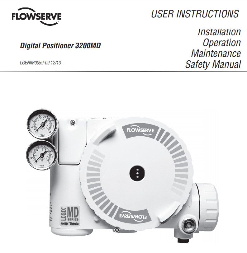 Valve positioner digital LOGIX 3200MD-28 - flowautomech