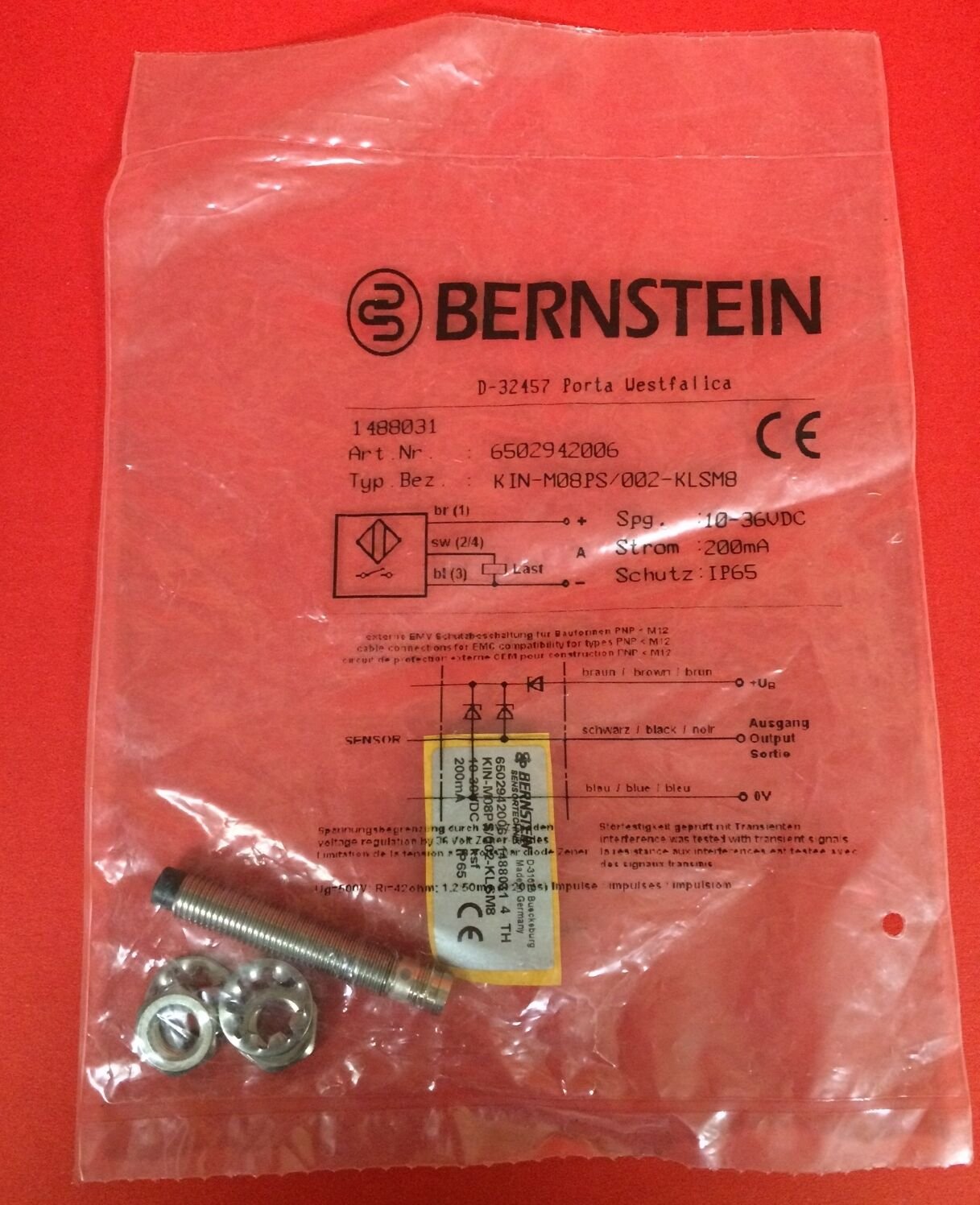 Bernstein Inductive Proximity Sensor - flowautomech