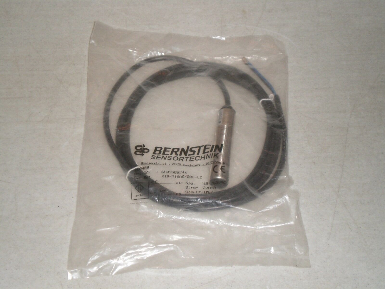 Bernstein Inductive Proximity Sensor - flowautomech