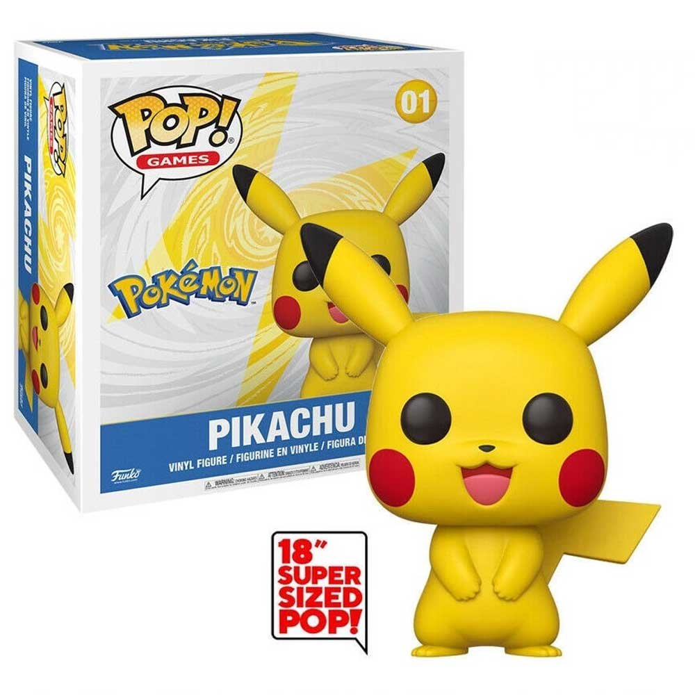 Funko Pop! Games: Pokemon Pikachu 18-inch - officetoyss