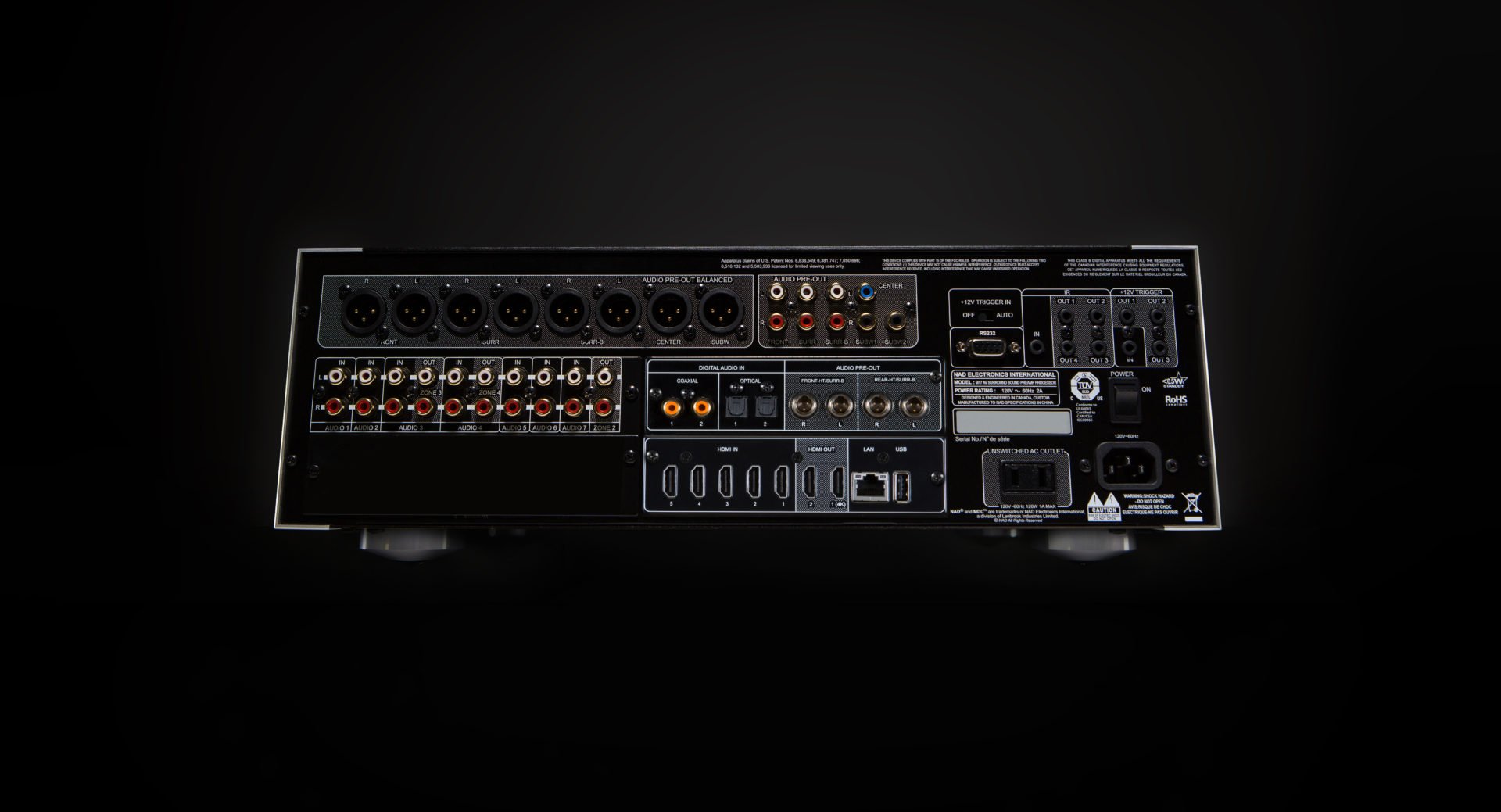 NAD M17 V2i Surround Sound Preamp Processor - conice