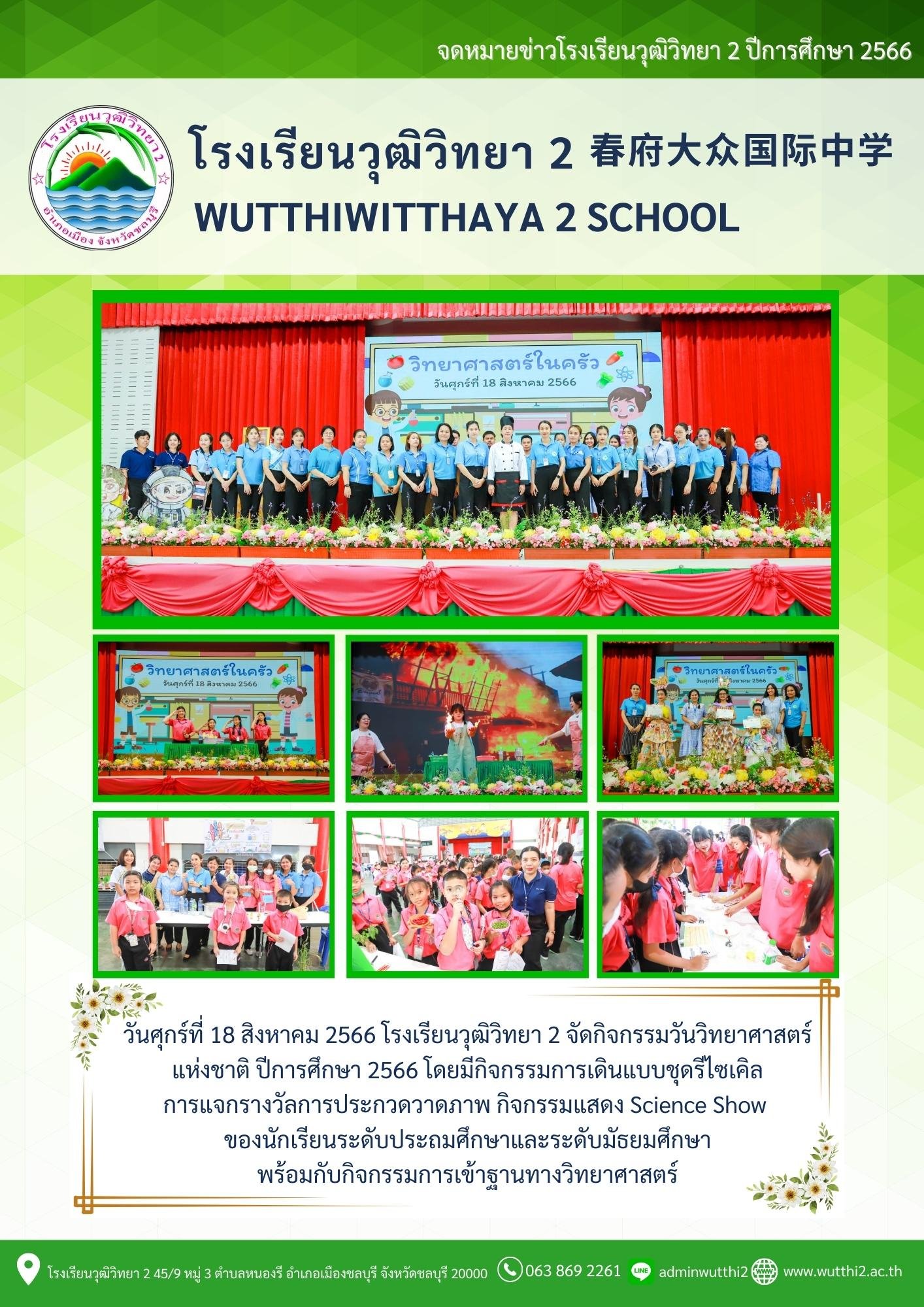 โรงเรียนวุฒิวิทยา2 : Wutthiwitthaya 2 School
