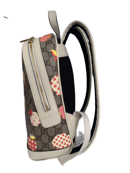 GUCCI Valentine's Day Apple-print Backpack In Neutrals - brandnamechanchisa