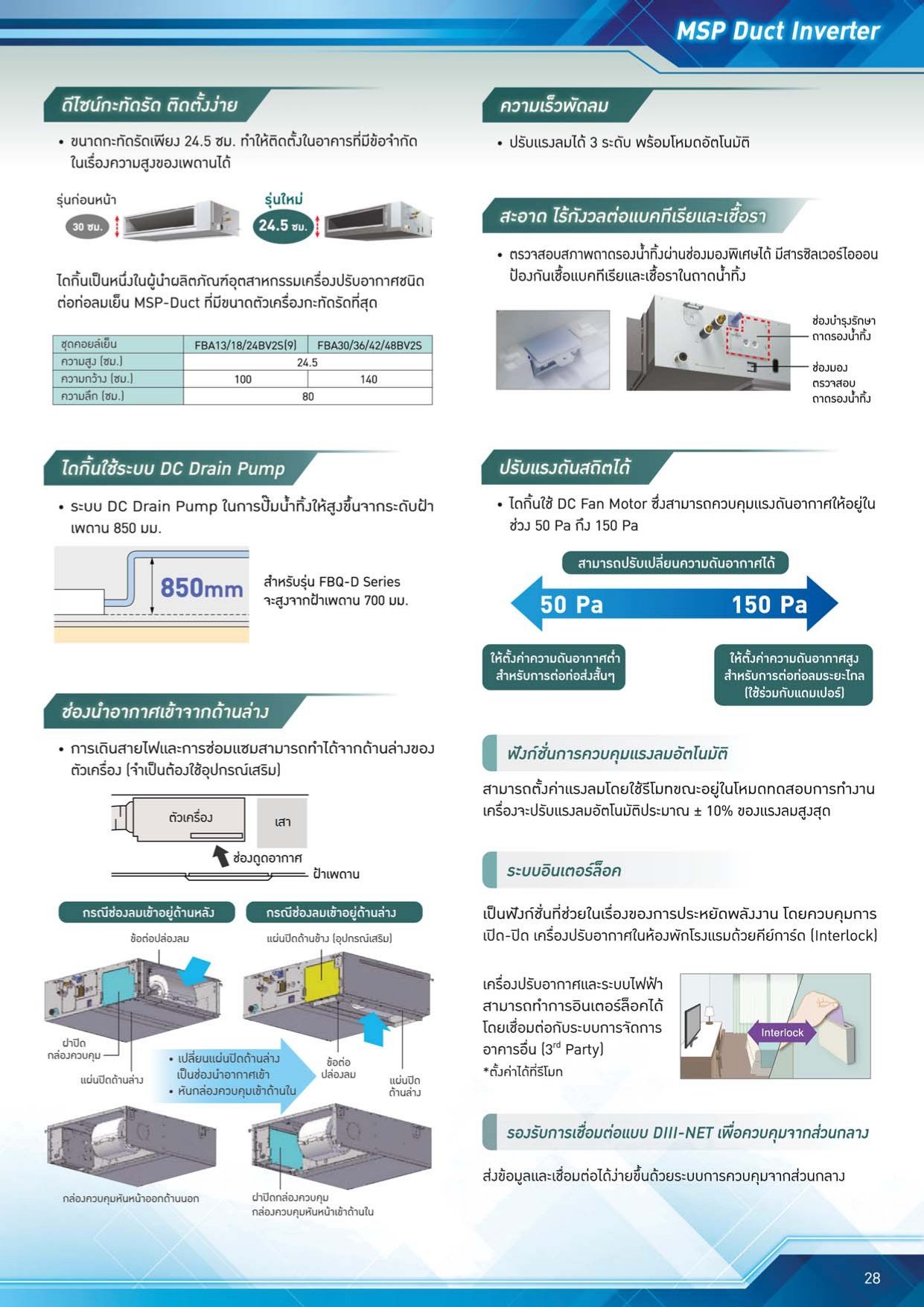 FCF Catalog โบรชัวร์แอร์ DAIKIN 4ทิศทาง Round Flow Cassette Inverter ...