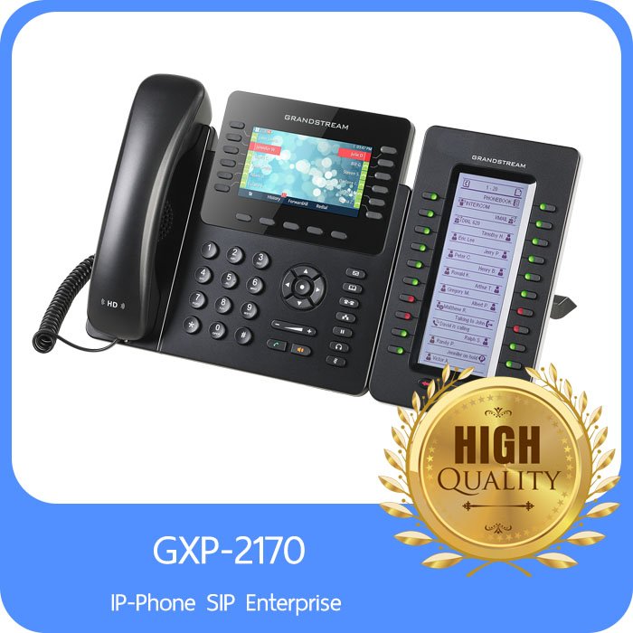 GrandStream IP-Phone SIP Enterprise 12 Line, 6SIP, 2 Port Lan, HD Audio ...