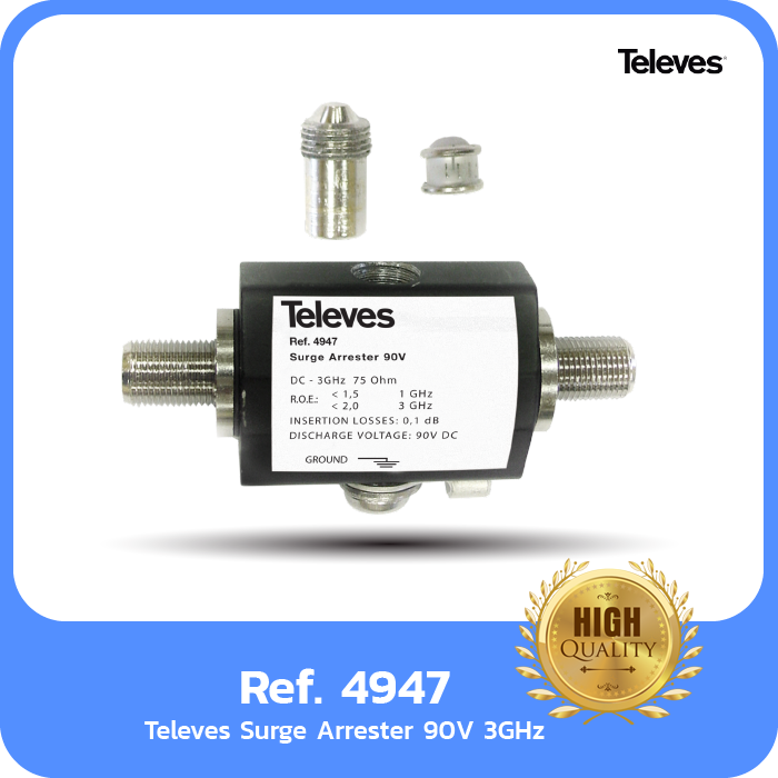 4947 Televes Surge Arrester 90V 3GHz - hstn