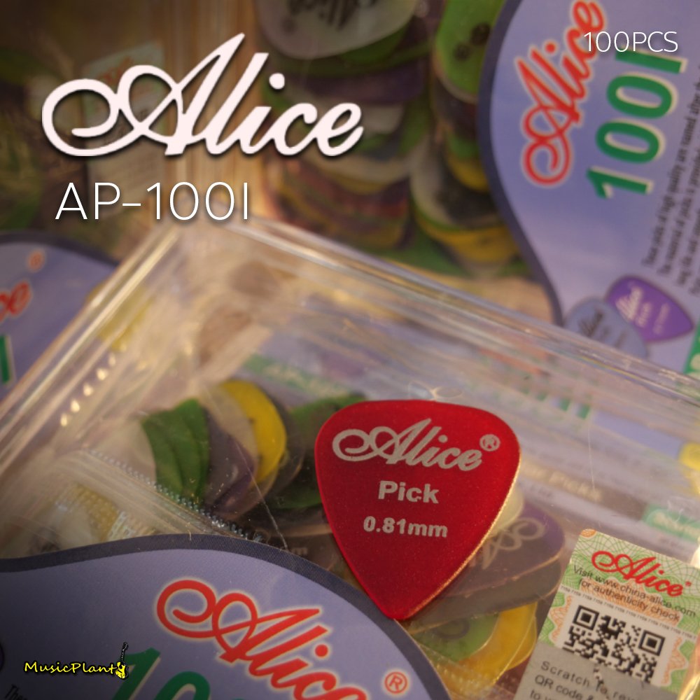 Alice - 100I ปิ๊ก PC 100 ตัว - musicplant