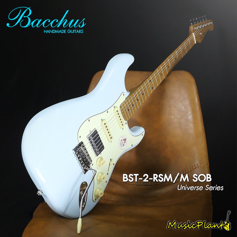 Bacchus กีตาร์ไฟฟ้า รุ่น BST-2-RSM/M SOB SONIC BLUE - musicplant