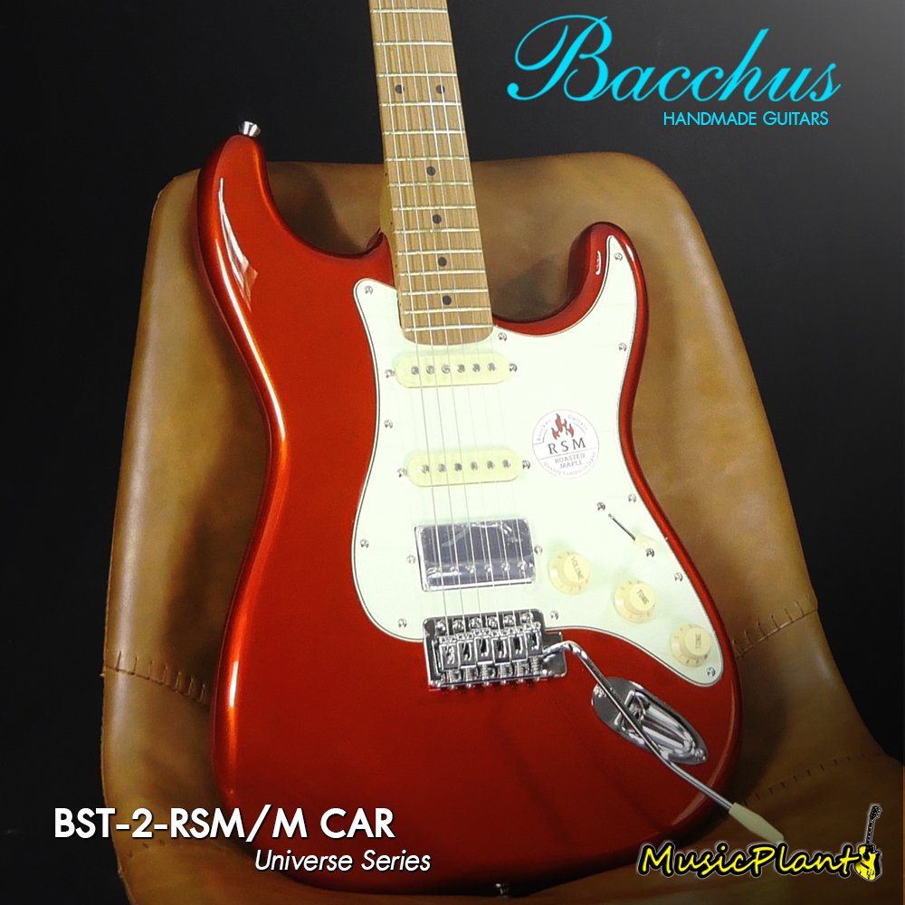 Bacchus กีตาร์ไฟฟ้า รุ่น BST-2-RSM/M CAR CANDY APPLE RED - musicplant