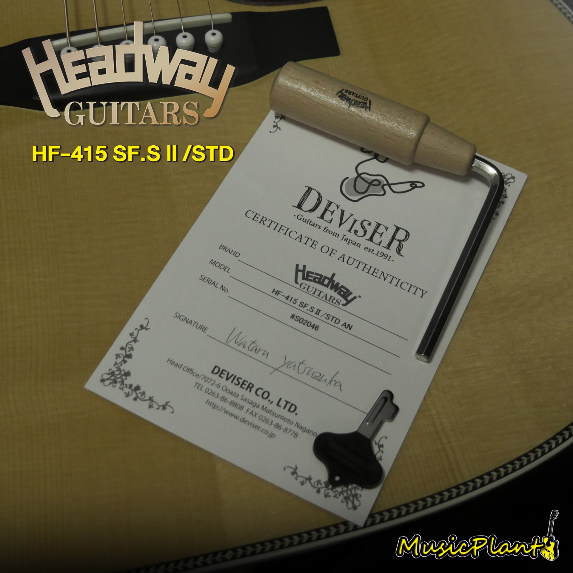 Headway กีตาร์โปร่ง รุ่น HF-415 SF.S Ⅱ /STD - musicplant