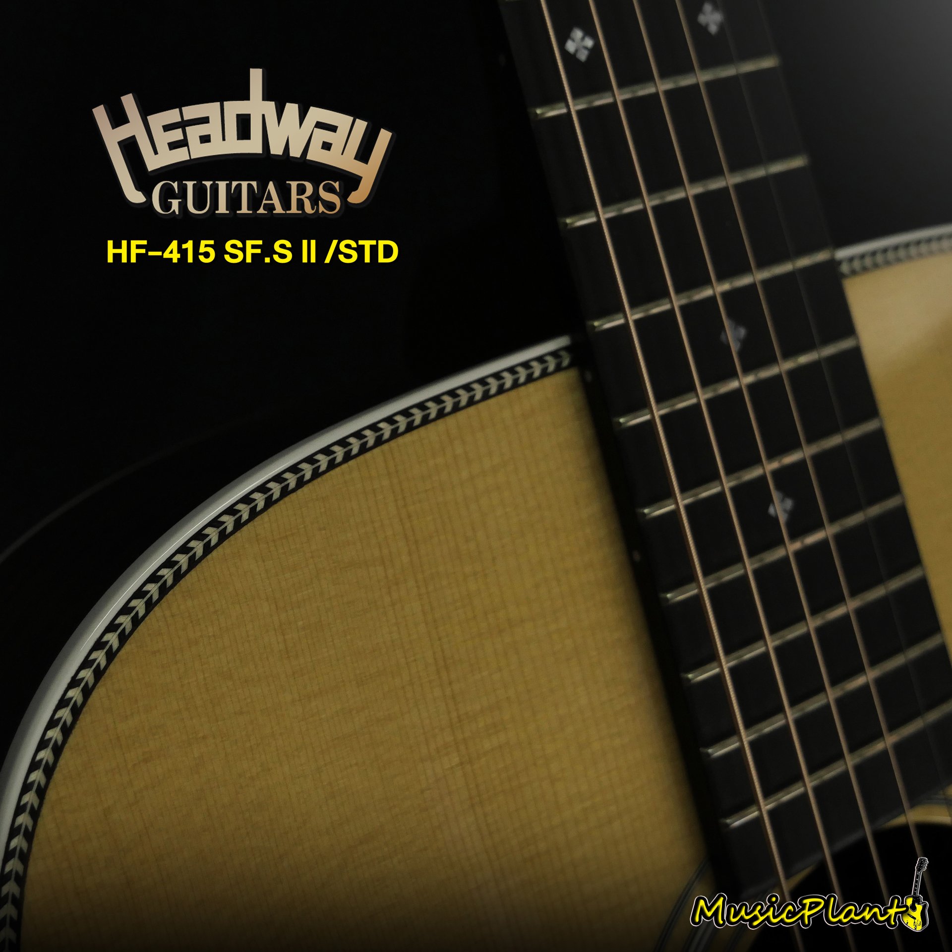 Headway กีตาร์โปร่ง รุ่น HF-415 SF.S Ⅱ /STD - musicplant