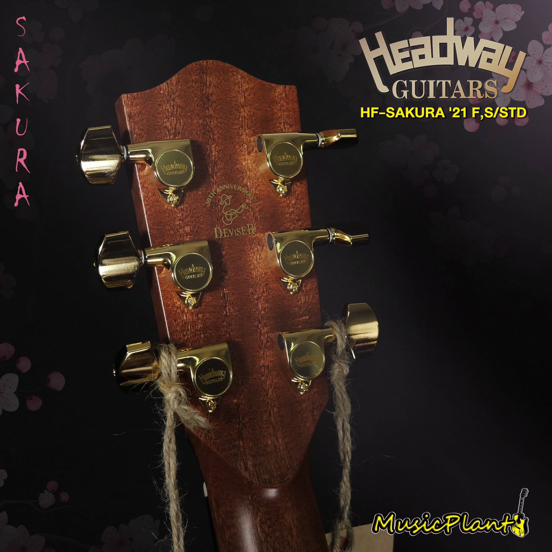 Headway กีตาร์โปร่ง รุ่น HF-SAKURA '21 F,S/STD - musicplant