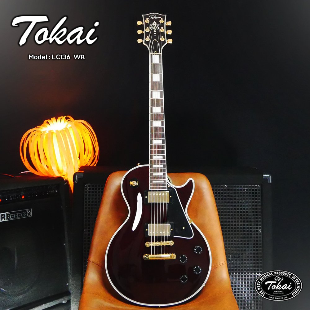 Tokai กีตาร์ไฟฟ้า Electric Guitar รุ่น LC136 WR (Japan) - musicplant