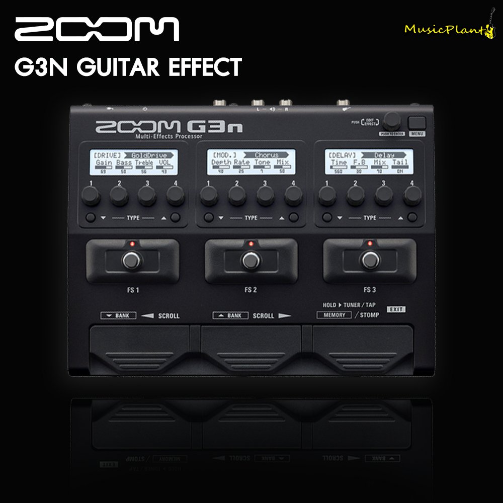 ZOOM G3N GUITAR EFFECT WITH ADAPTER - musicplant