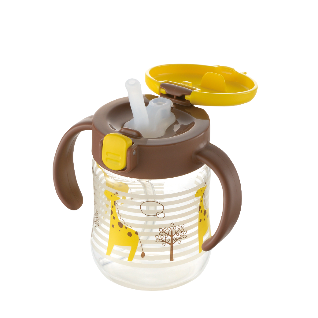 Richell เซตแก้วน้ำเด็ก 3 step รุ่น TLI 200ml #แก้วหลอดดูด - pungklom