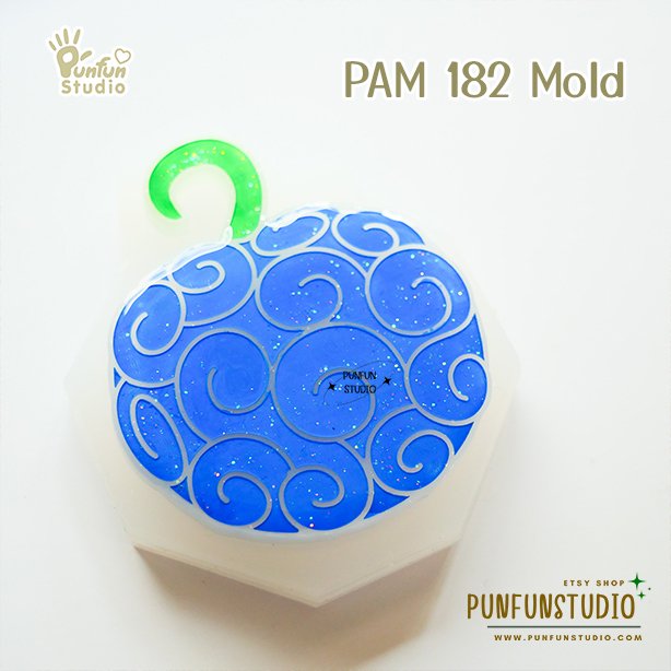 PAM 179-190 Devil Fruit Mold Set / Pirate Mold / Painting Anime Mold ...