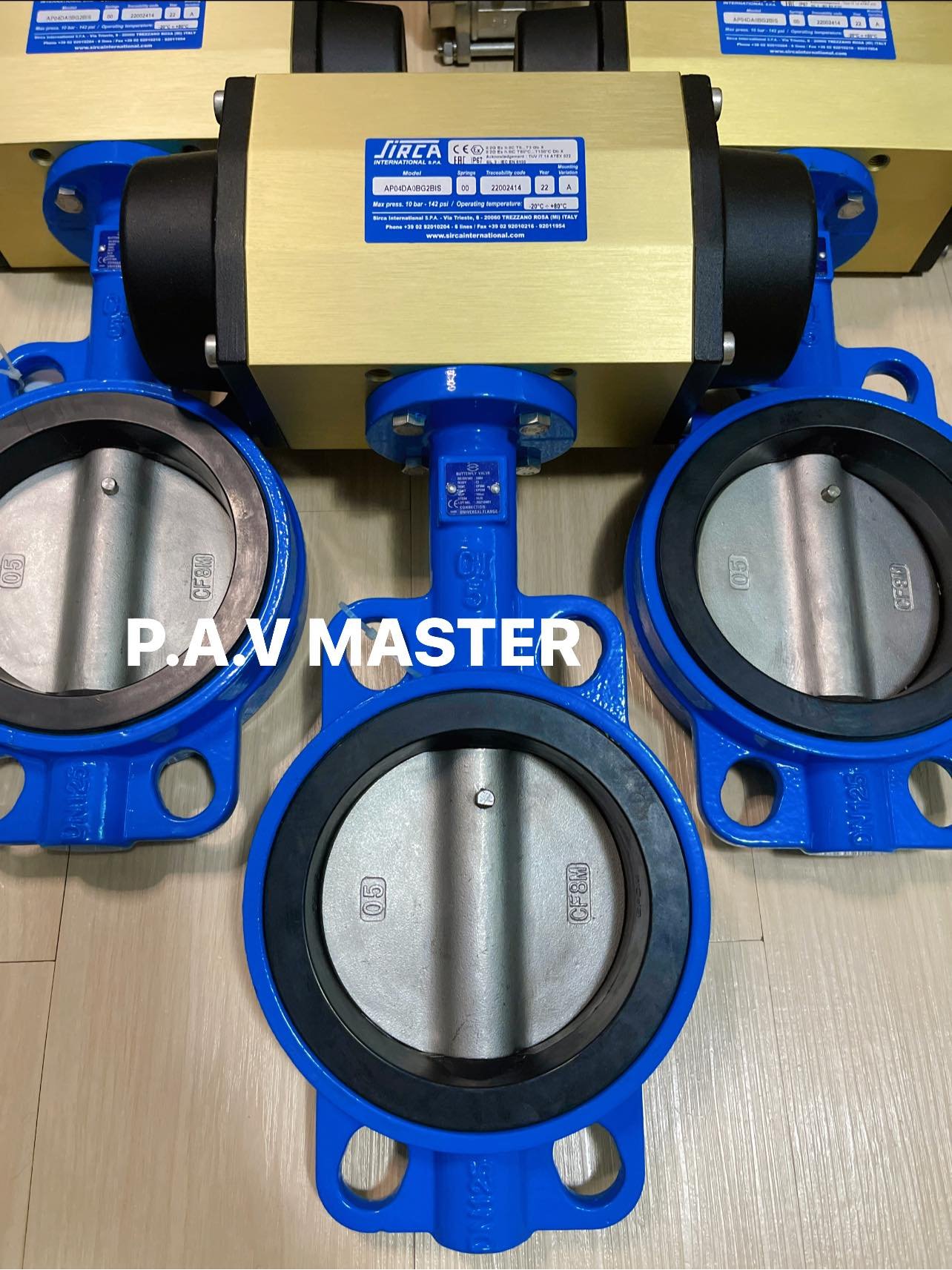 SIRCA AP02DA + BUTTERFLY VALVE CAST ILON SIZE 3" + SOLENIOD VALVE NAMUR ...