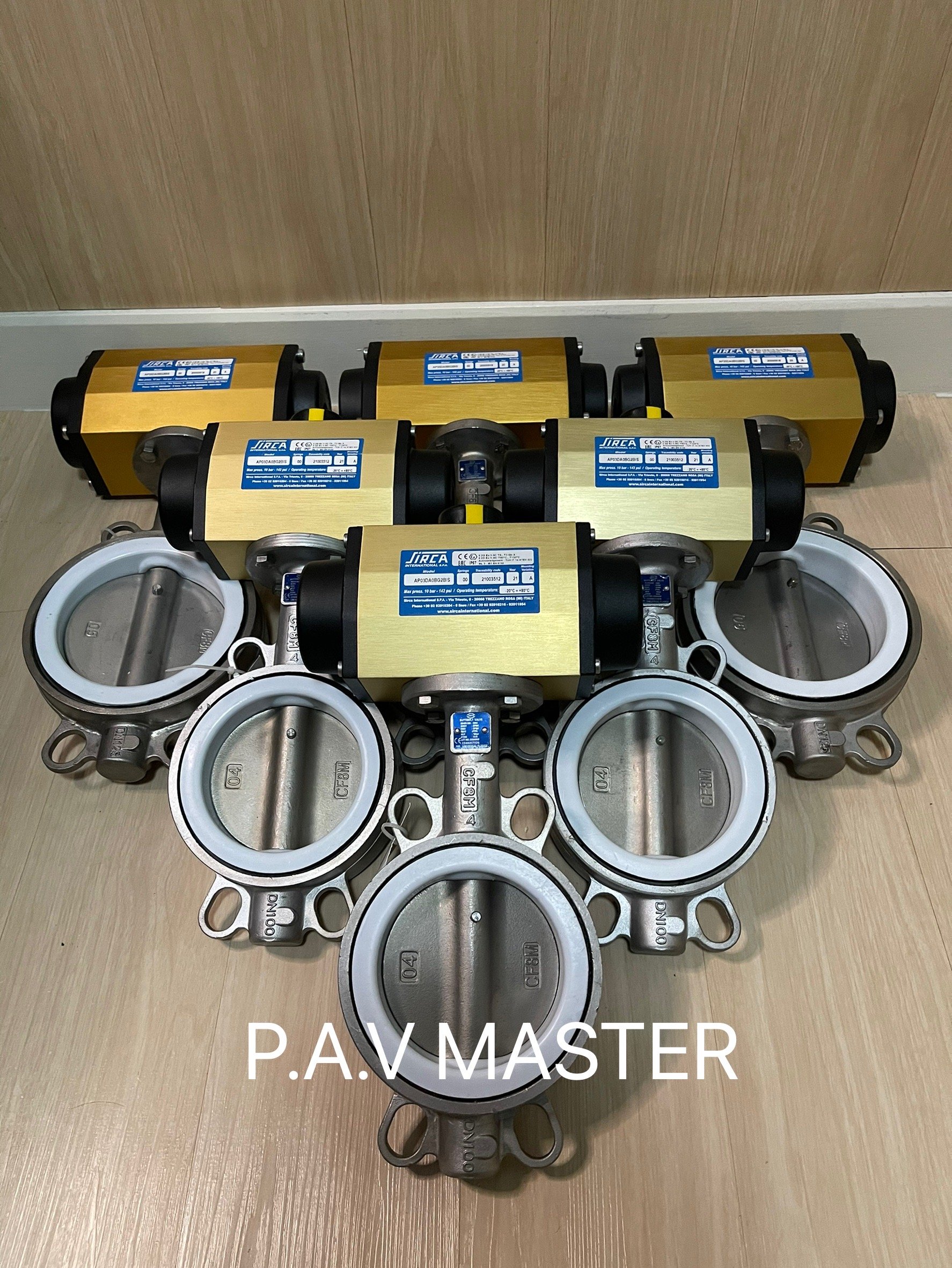 SIRCA + BUTTERFLY VALVE STAINLESS STEEL - pneumaticandvalve