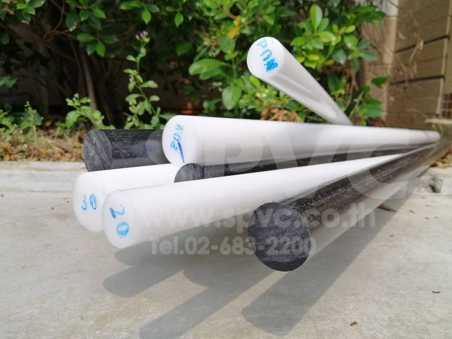 แท่งตันปอม (POM Solid Rod) แท่งตันDelrin เเท่งตัน POM