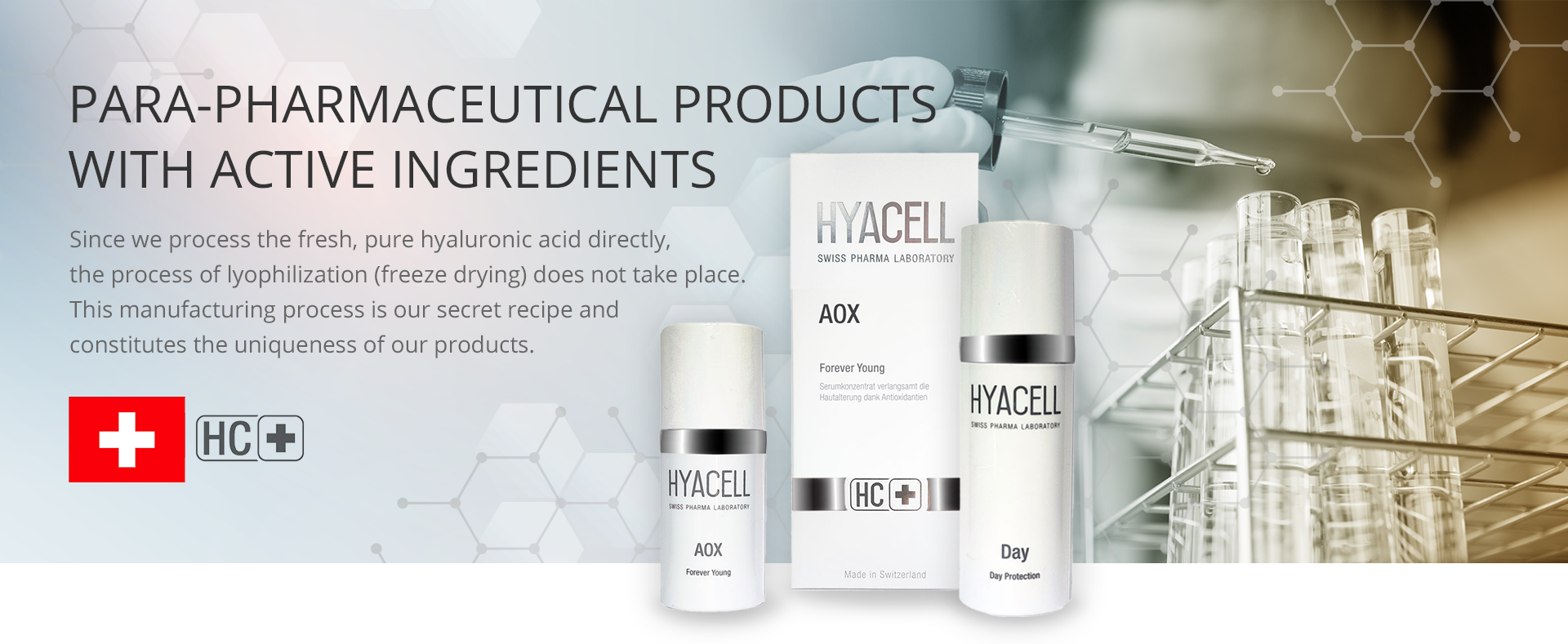 HYACELL เซรั่ม hyaluron จากประเทศสวิตเซอร์แลนด์