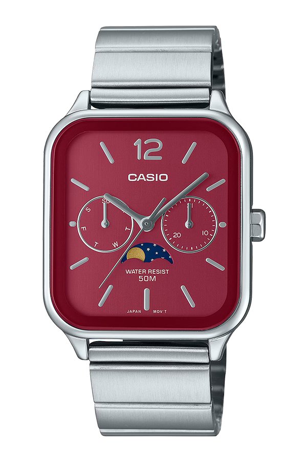Casio Standard ผู้ชาย สายสแตนเลส รุ่น MTP-M305D-4A - timekeepershop
