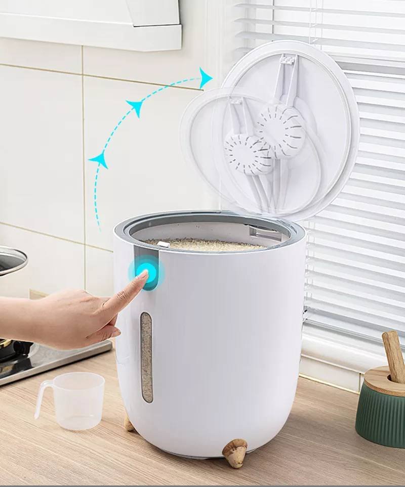 กล่องเก็บข้าวสาร ธัญพืช มินิมอล รุ่น Eva - simple-haus