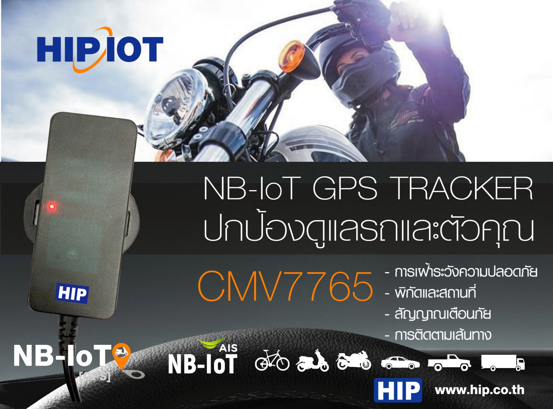 HIP NB-IoT GPS Tracker CMV7765 - cps
