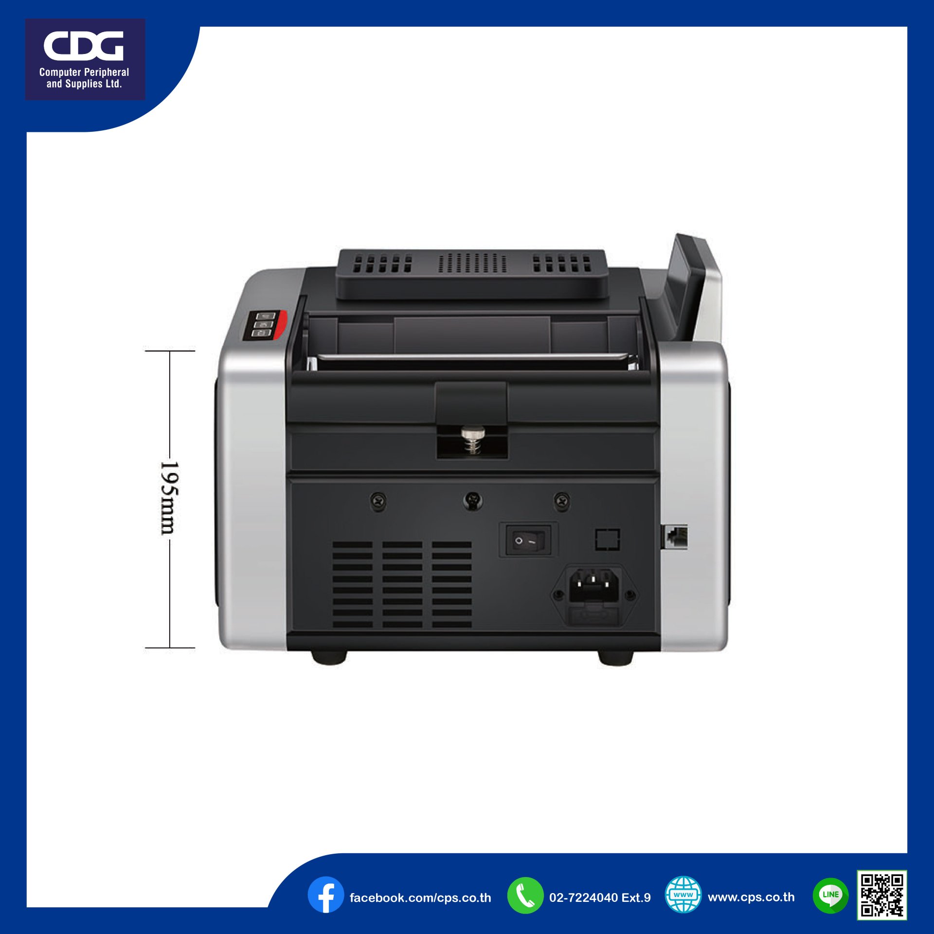 Bill Counter Model LD-2600 Banknote Counter - cps