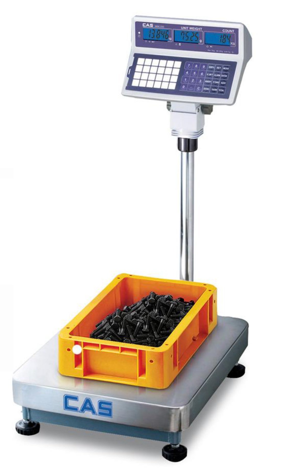 เครื่องชั่งนับชิ้นงาน แบบตั้งพื้น พร้อมแท่น CAS ECB - cps