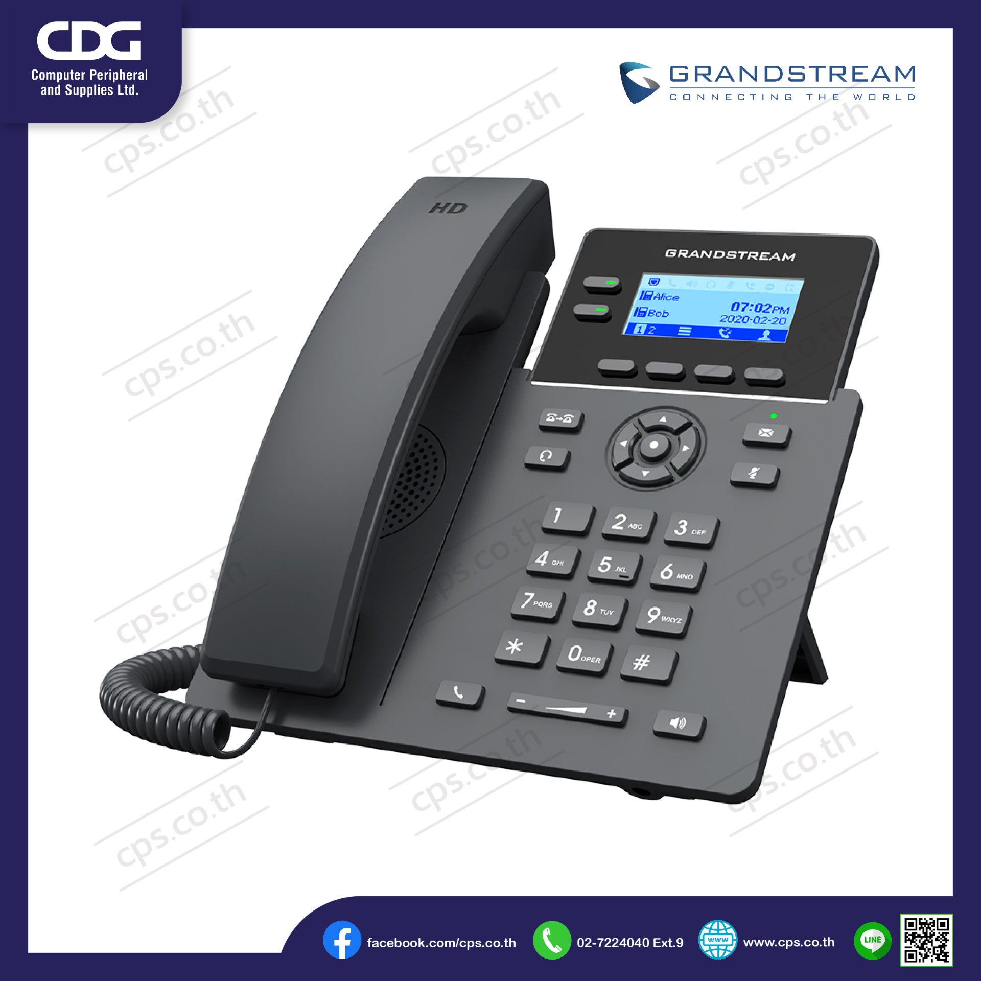 Office Phone IP Phone Grandstream Model GRP2602P - cps